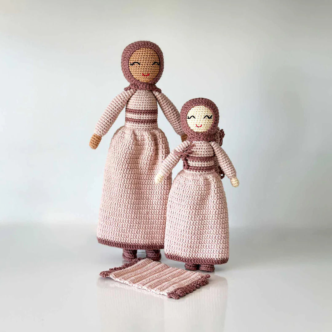 Hijab Doll with Prayer Mat | Handmade Muslim Doll – The Maktabah Bookshop